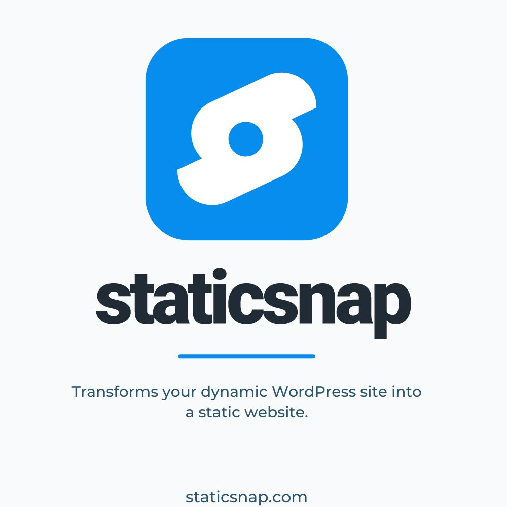 One-Click Static WordPress Site Generator | Static Snap